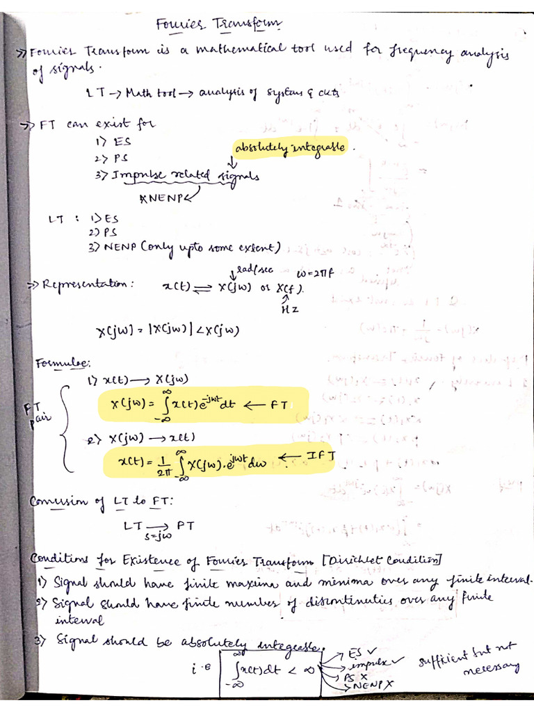 Fourier Transform | PDF