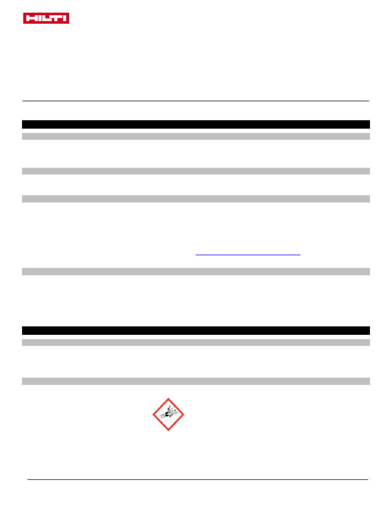 Material Safety Datasheet DX CARTRIDGES STD EN Material Safety Datasheet IBD WWI ...