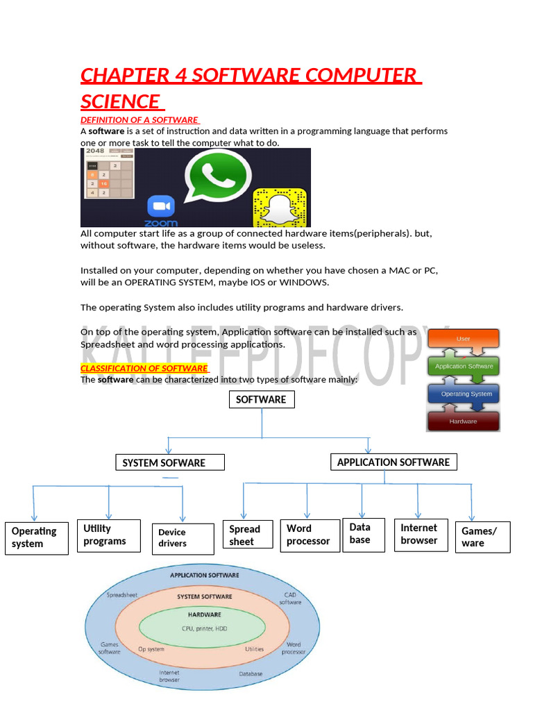 Grade 11 Chapter 4 Computer Science | PDF | Graphical User Interfaces | Operating System