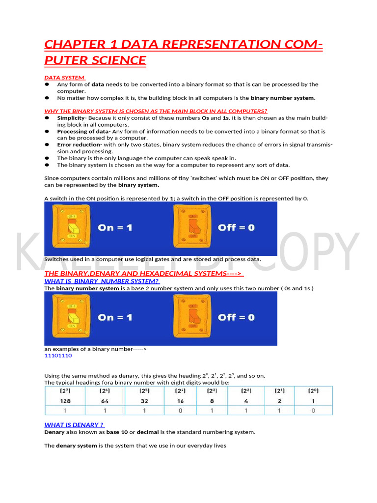 Grade 11 Chapter 1 Computer Science | PDF | Data Compression | Character Encoding