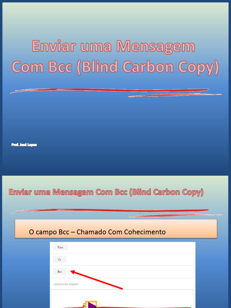 Como Usar Bcc em Emails Eficazmente | PDF