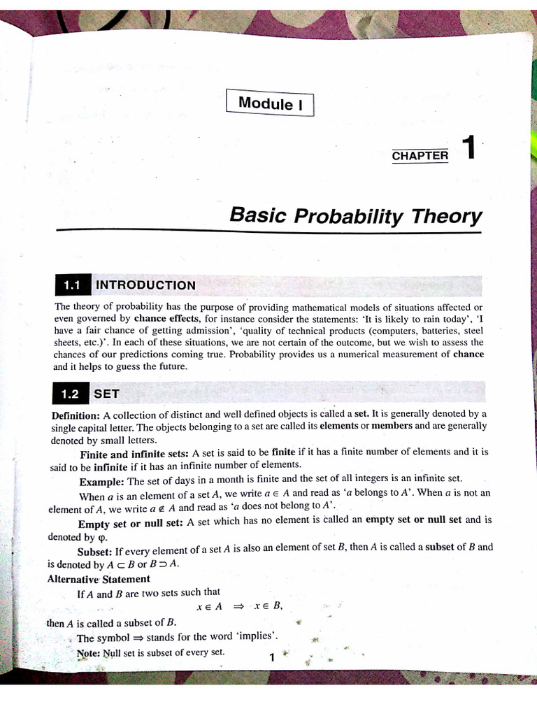Basic Probability Theory | PDF | History | Young Adult