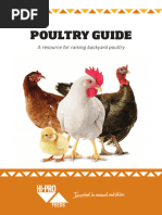 Manual Guide Kienyeji Improved Poultry | PDF | Chicken
