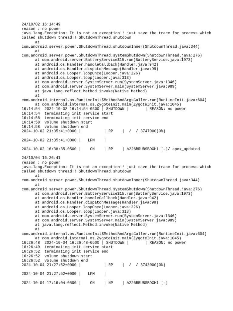 Power Off Reset Reason Backup Pdf Java Programming Language Computer Science