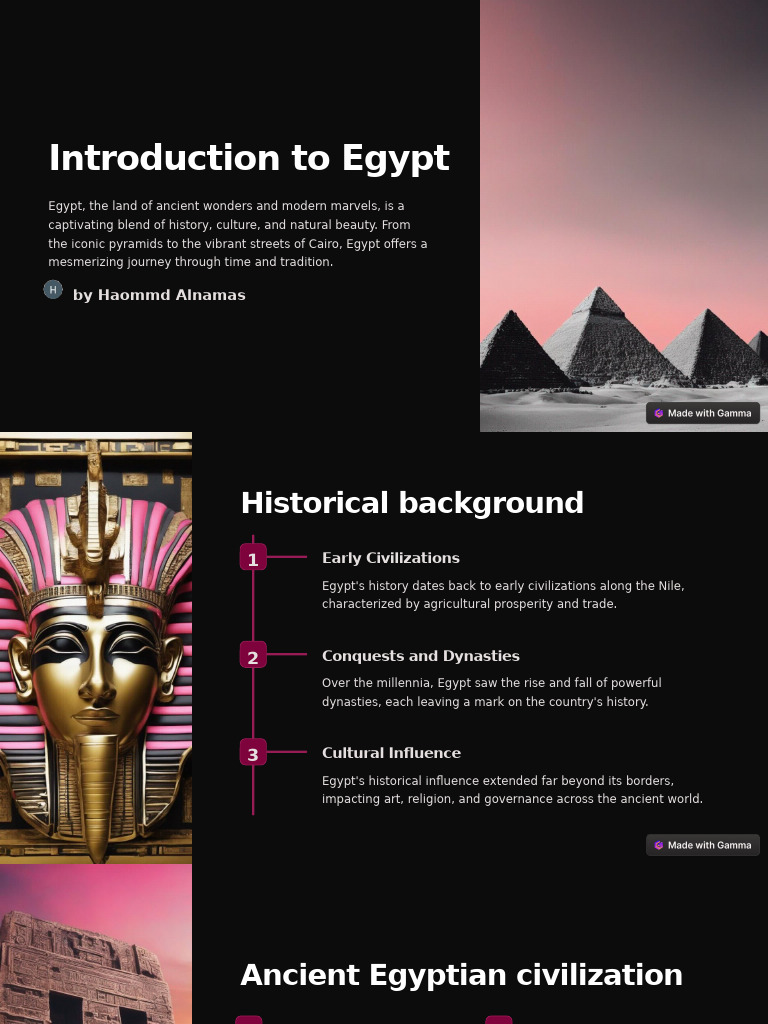 Introduction To Egypt | PDF | Ancient Egypt | Ancient Egyptian Religion