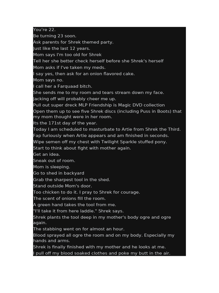 Shrek | PDF | Poetry | General Fiction