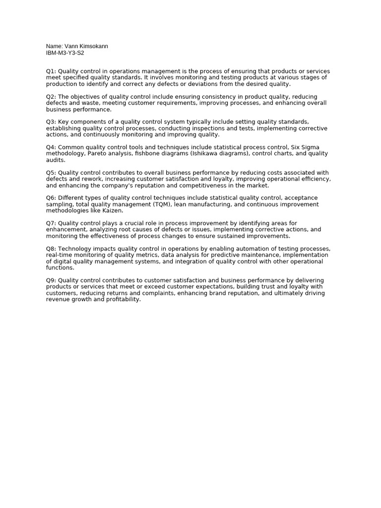 Vann Kimsokann | PDF | Business | Finance & Money Management