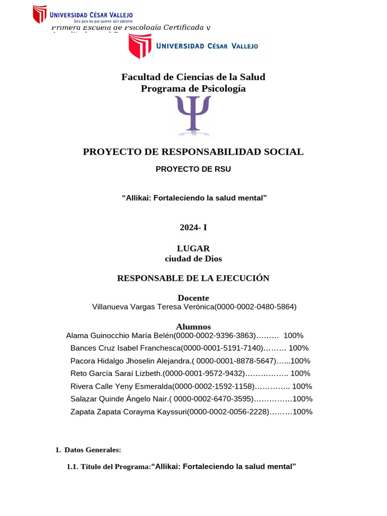 Programa "Allikai" para Salud Mental Infantil | PDF | Habilidades ...