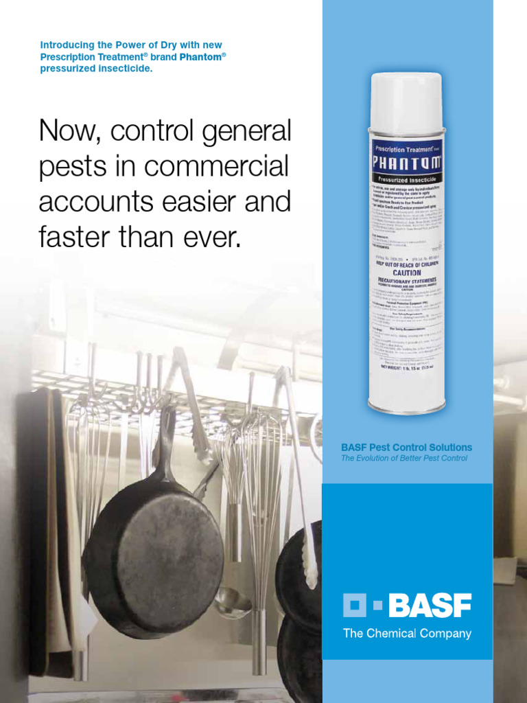 Basf-Phantom Pressurized Insectide | PDF | Pest Control | Insecticide