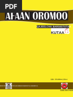Afaan Oromoo Kutaa - 4ffaa | PDF