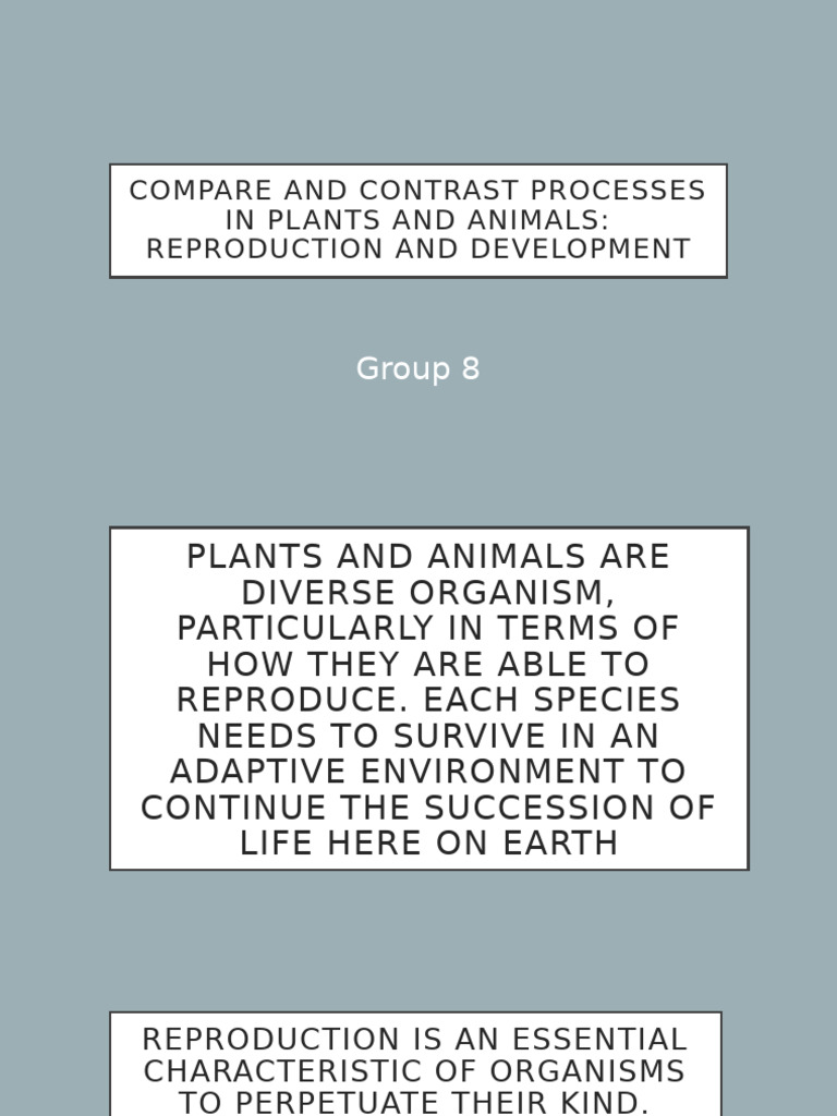 Reproduction and Development in Biology | PDF | Reproduction | Plants