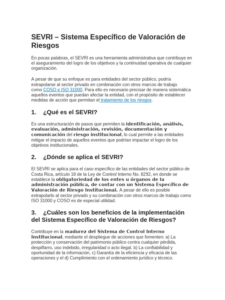 Sevri 1 | PDF | Evaluación