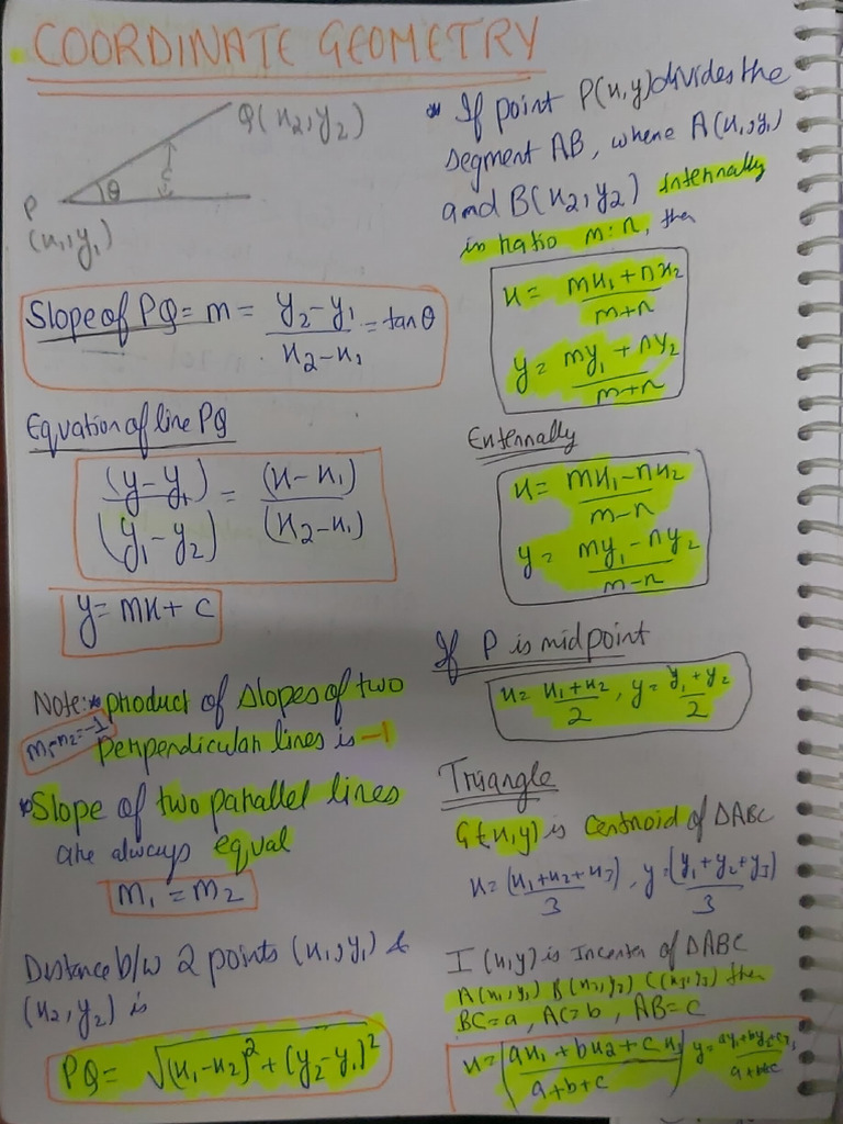 Coordinate Geometry | PDF