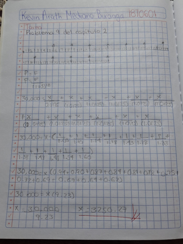 Tarea Problema 9 Del Capitulo 2 | PDF