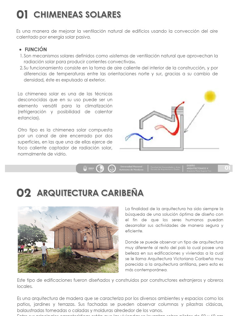 Ventilación Solar y Arquitectura Caribeña | PDF | Chimenea | Convección