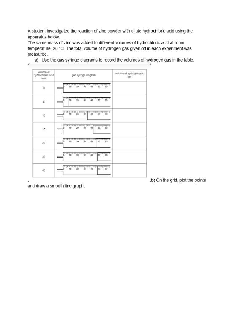 IGCSE Chemistry Worksheet | PDF | Calcium | Oxygen