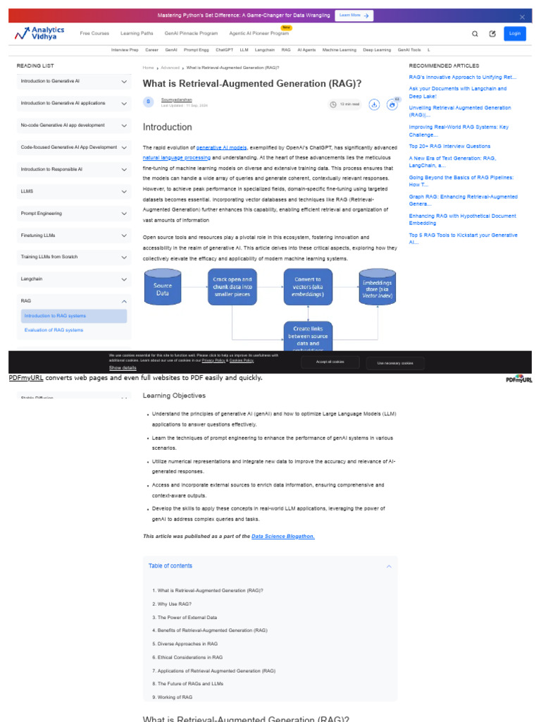 WWW Analyticsvidhya Com Blog 2023 09 Retrieval-Augmented-Generation-Rag-In-Ai | PDF | Artificial ...