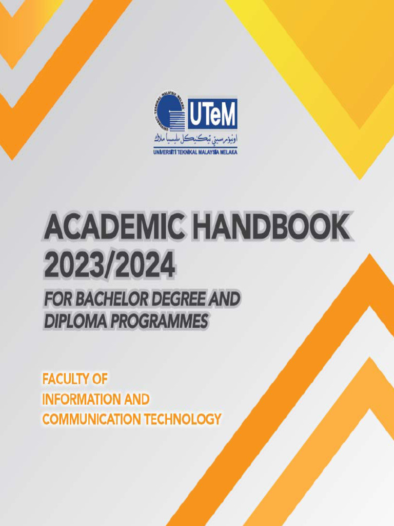 99 FTMK Academic Handbook Ug Terkini | PDF | Academic Term | Computing