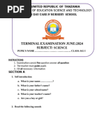 Evs Ukg Worksheet | PDF | Social Science | Home & Garden