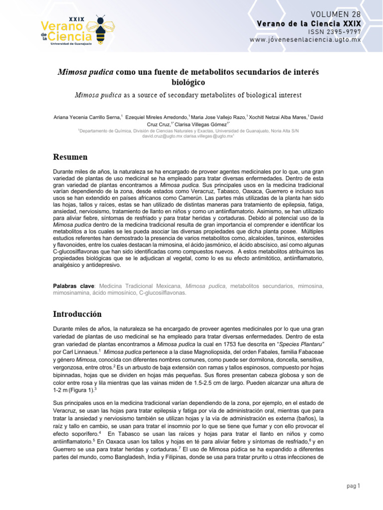 Artículo 1 Clarisa Villegas Gómez David Cruz Cruz | PDF | Flavonoide ...
