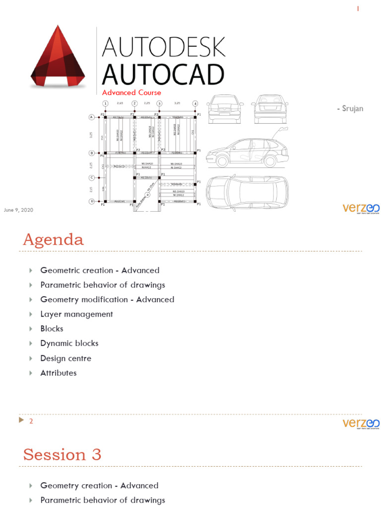 02 AutoCAD Advanced Class | PDF | Line (Geometry) | Geometry