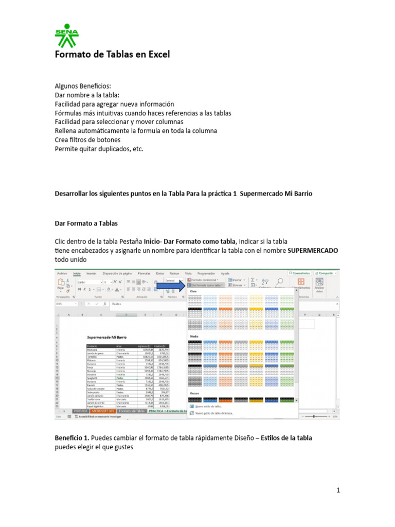 Practica 1 Formato de Tablas V2 | PDF | Segmentación de imagen | Informática