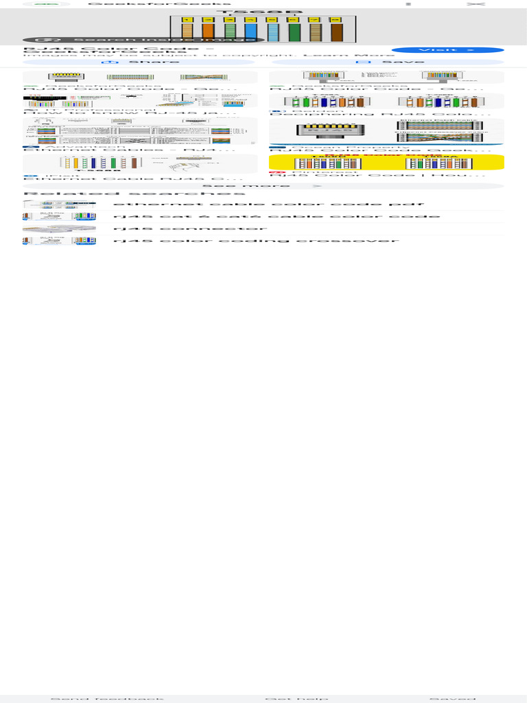 Rj45 Color Code - Google Search | PDF | Games & Activities | Technology ...