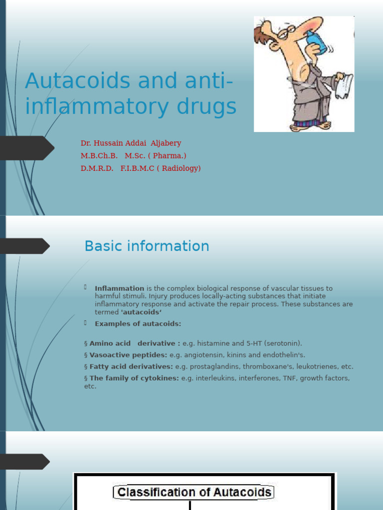 Autacoids and Anti-Inflammatory Drugs | PDF | Rheumatoid Arthritis ...
