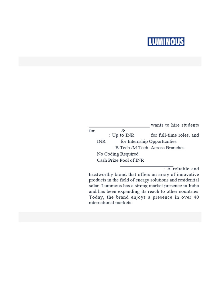 Job Profile Details | PDF | Engineering | Computing