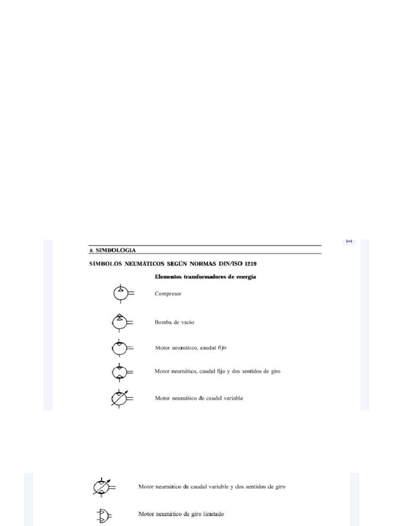 Simbologia Neumatica # 1 | PDF