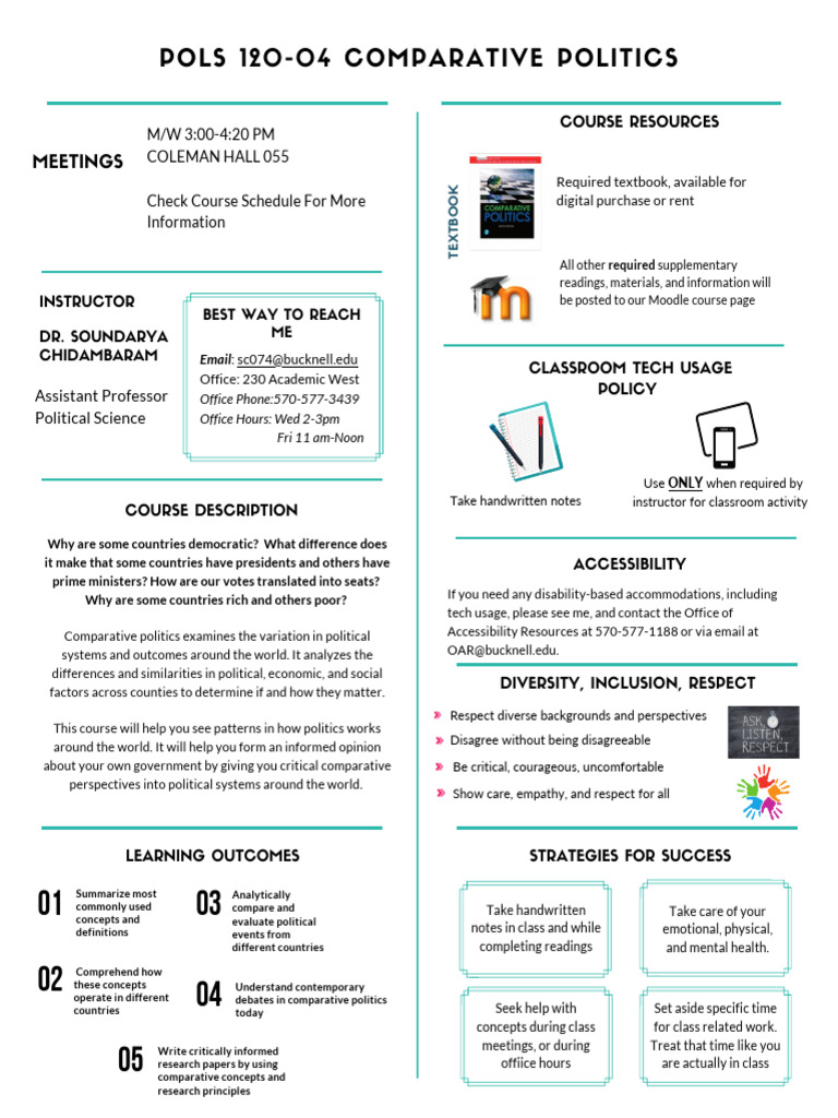 Chidambaram Syllabus Fall 22 POLS 120 04 CP | PDF | Cognition | Learning