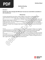 Multilevel Speaking Mock Tests Overview | PDF | Communication | Human ...