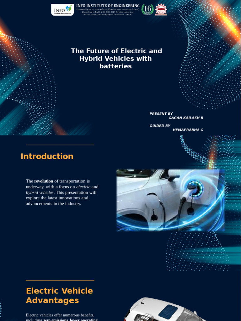 The Future of Electric and Hybrid Vehicles Gagan | PDF | Hybrid Vehicle ...