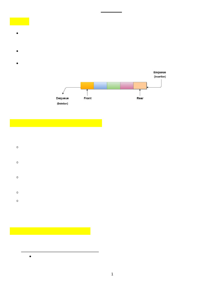 Unit 2 Pdf Queue Abstract Data Type Pointer Computer Programming 