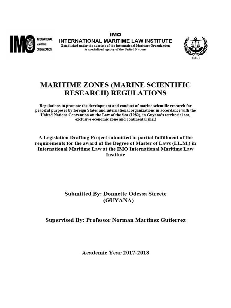 Donnette Odessa Streete | PDF | United Nations Convention On The Law Of ...