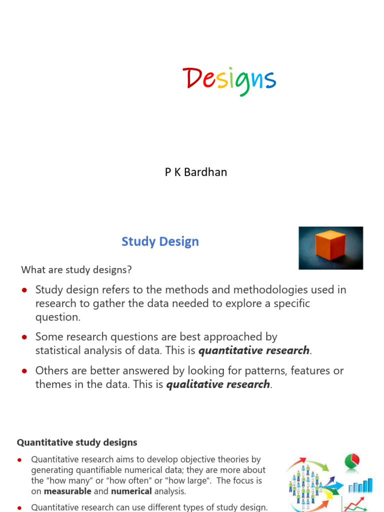 Overview of Epidemiological Study Design | PDF | Quantitative Research ...