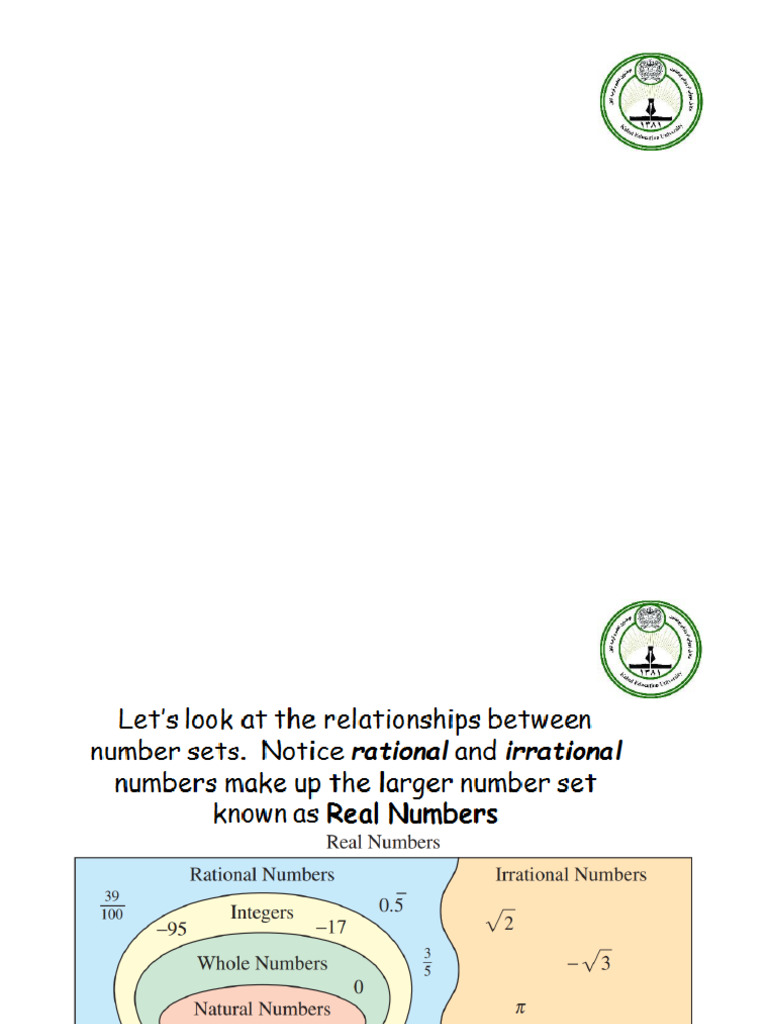 Understanding Real Numbers and Integers | PDF