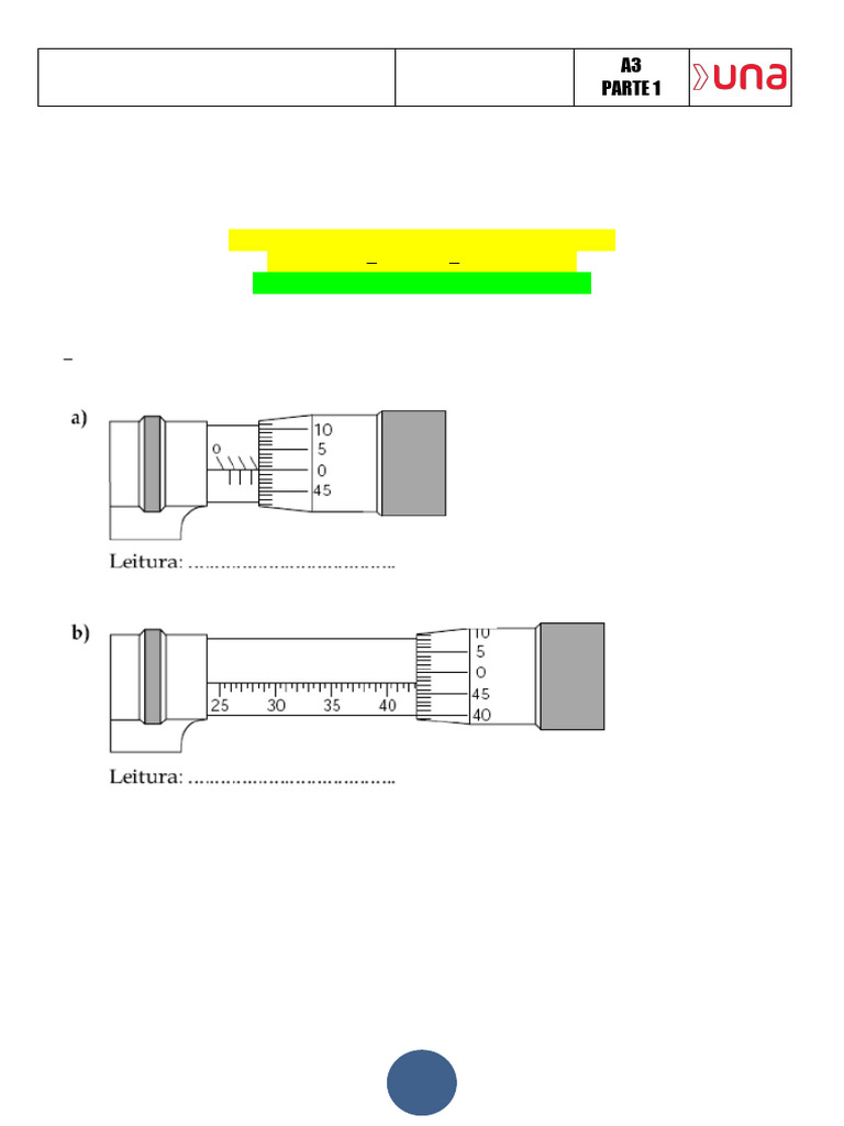 A3 PARTE 1 Medicao em Ciencias e Representacao Grafica 2024 2sem | PDF
