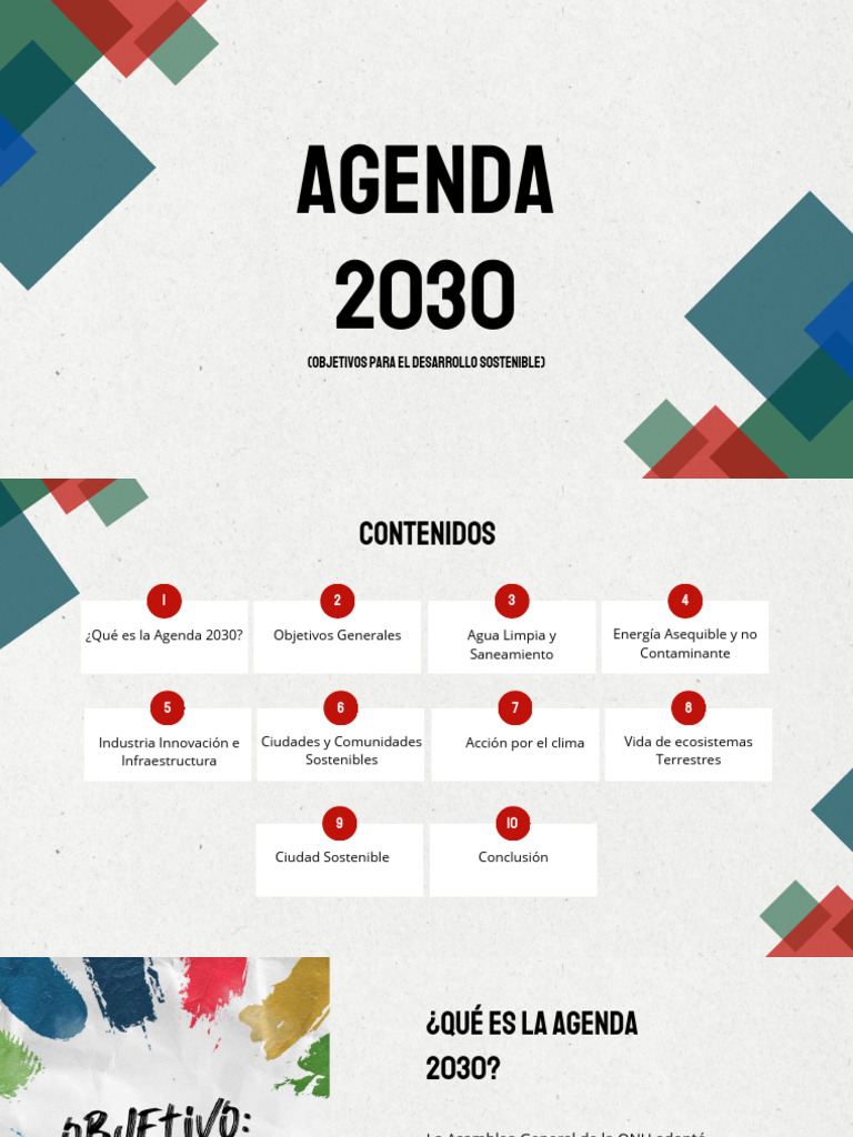 Agenda 2030 | PDF | Energía renovable | Sustentabilidad