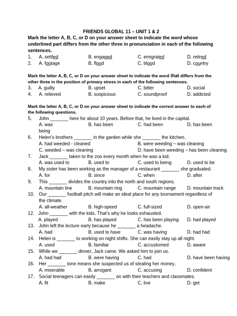 G11 - Mid-Term Revision | PDF