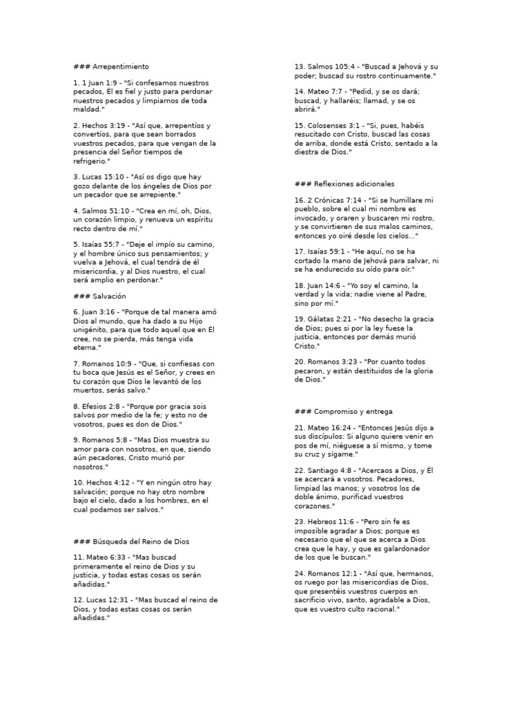 Versiculos | PDF | Cristo (título) | Jesús