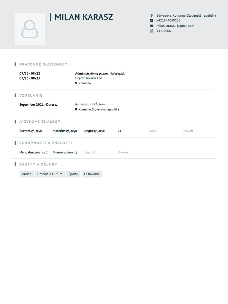 Zivotopis | PDF