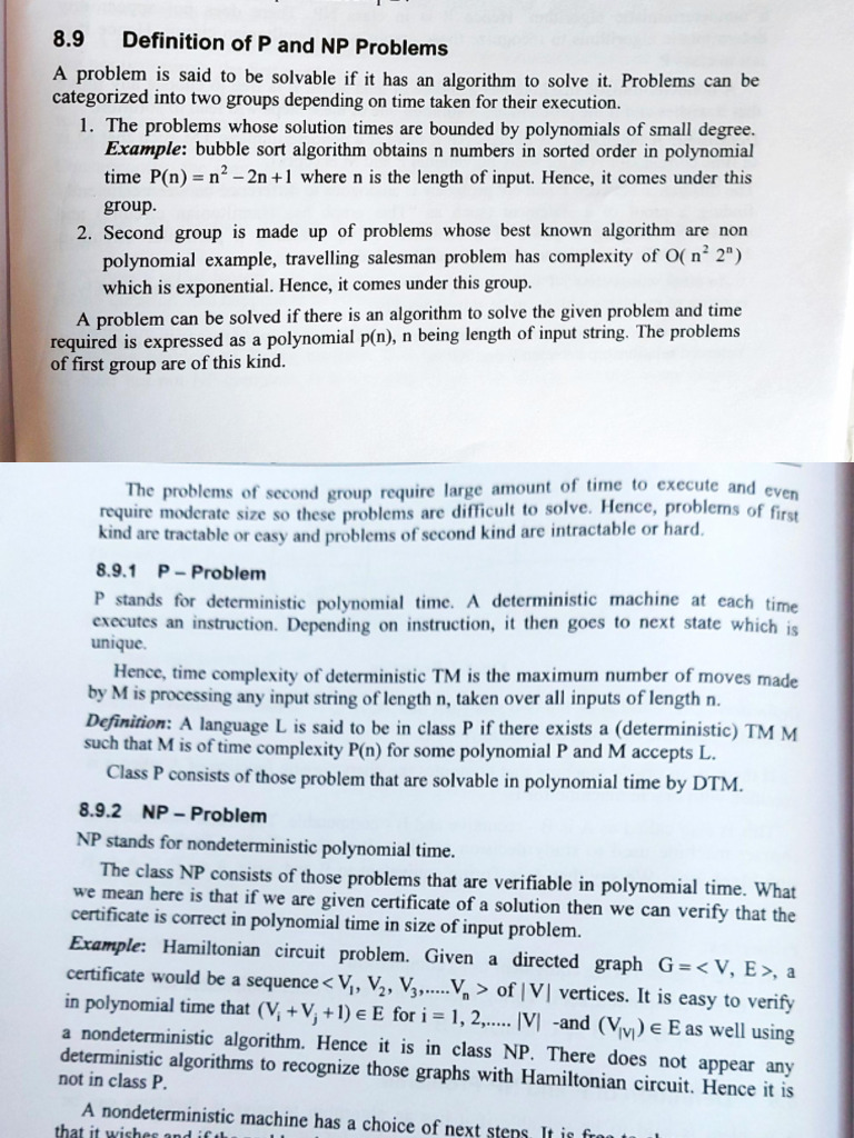 P and NP Types Problem | PDF