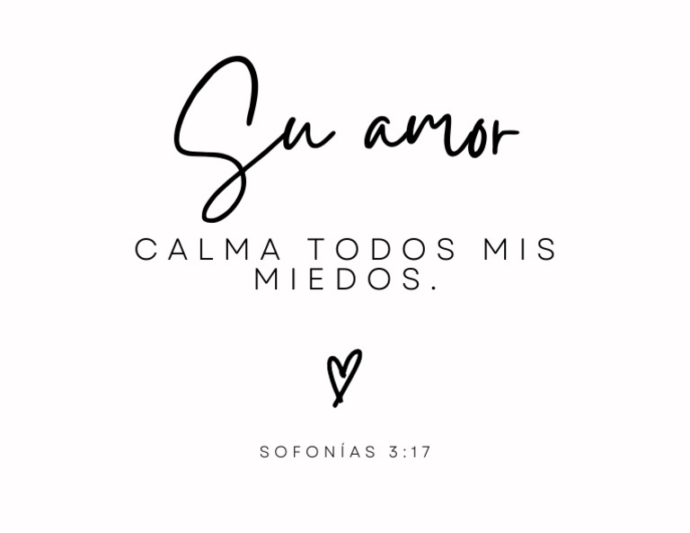 Amor y Paz en Sofonías 3:17 | PDF