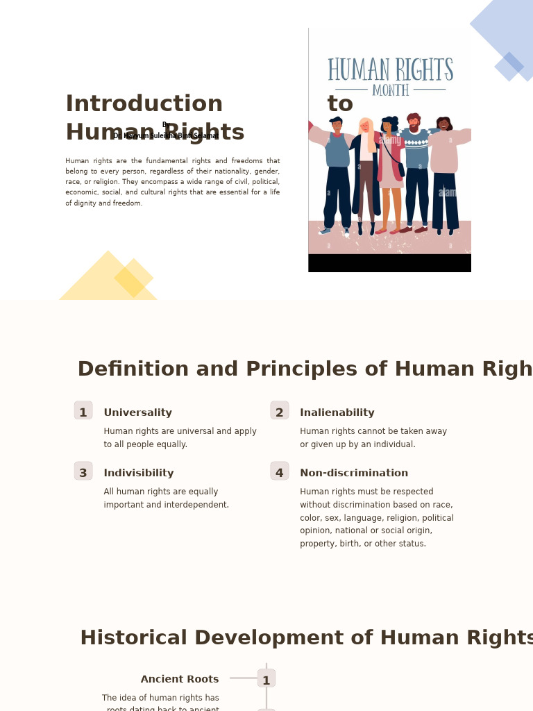 Introduction To Human Rights | PDF | Human Rights | Rights