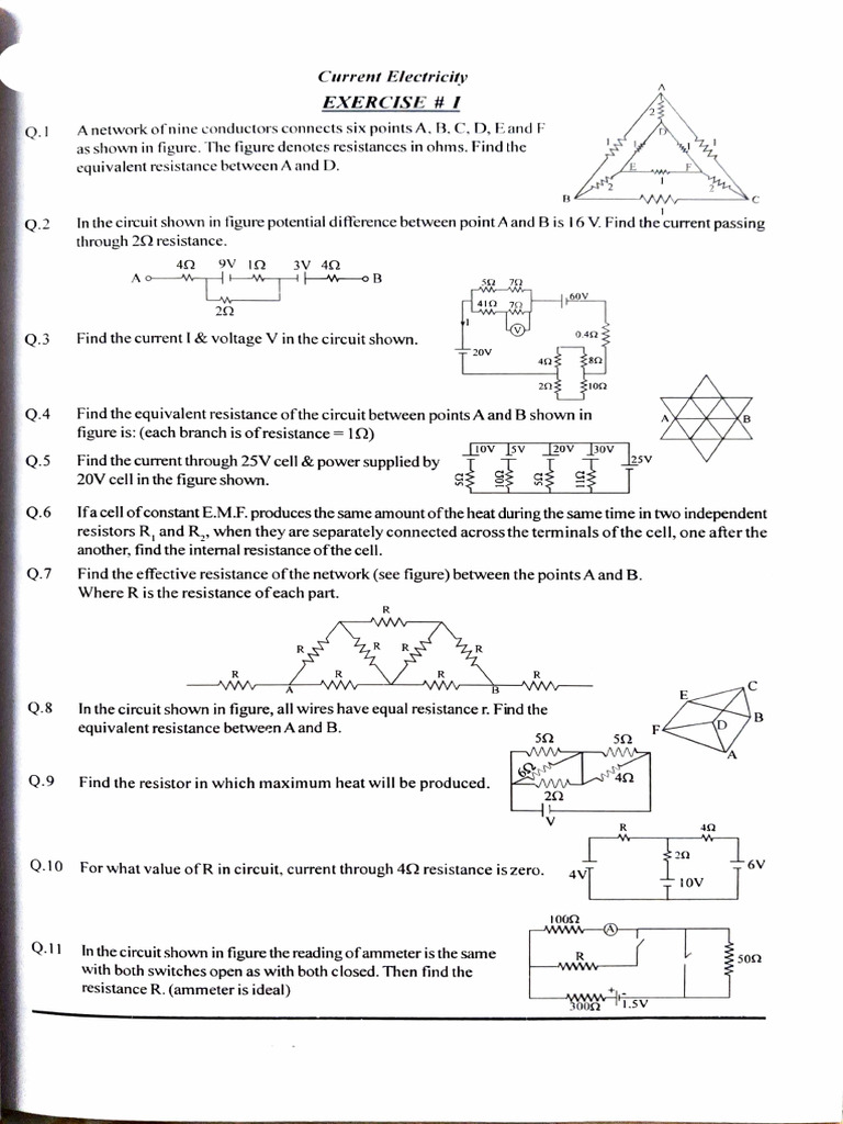 Questions 3 | PDF | Electrical Resistance And Conductance | Resistor