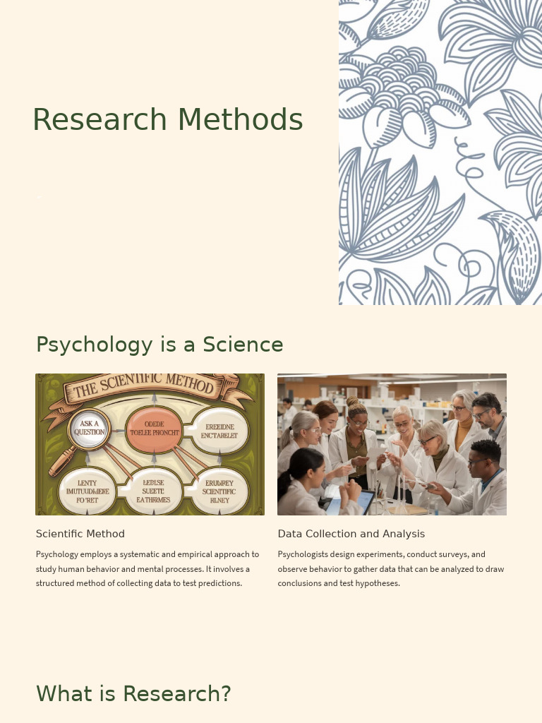 Research Methods | PDF | Survey Methodology | Scientific Method