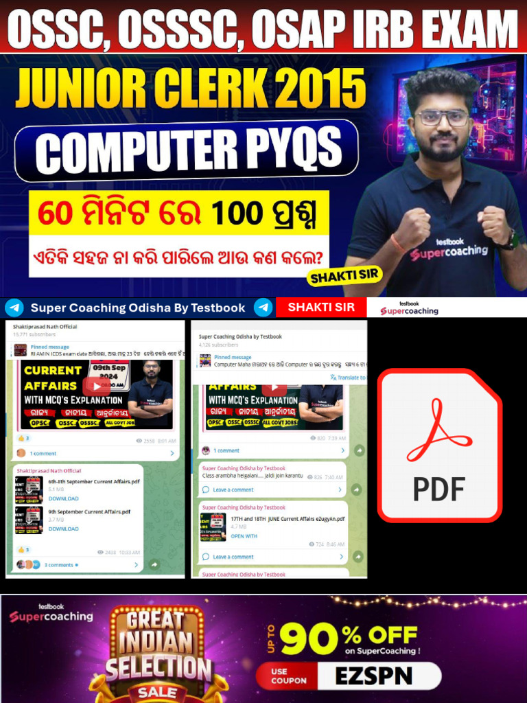 Computer Junior Clerk 2015 Pyq | PDF