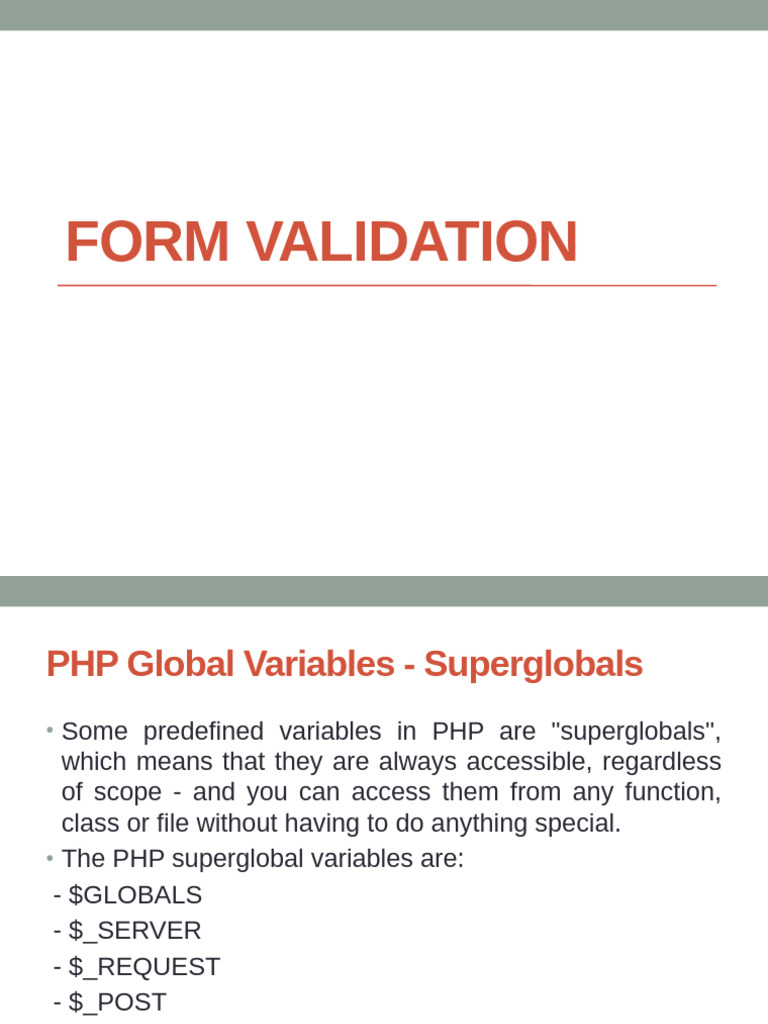 LPU Live Form Validation | PDF | Php | Computer Science