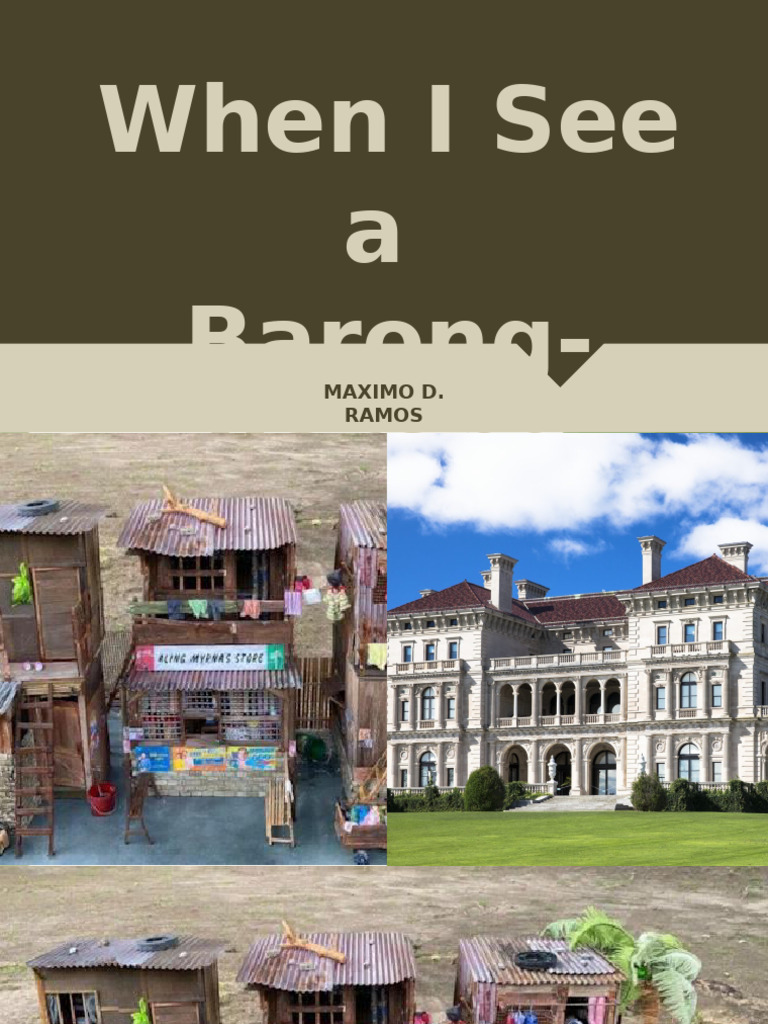 Maximo Ramos: Spirit in Barong-Barong | PDF | Oral Tradition | Storytelling